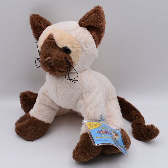 webkinz | Toys | Ganz Webkinz Siamese Cat Hm6 Brown White Plush New ...